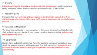 Internet ecosystem and the internet | PPTX