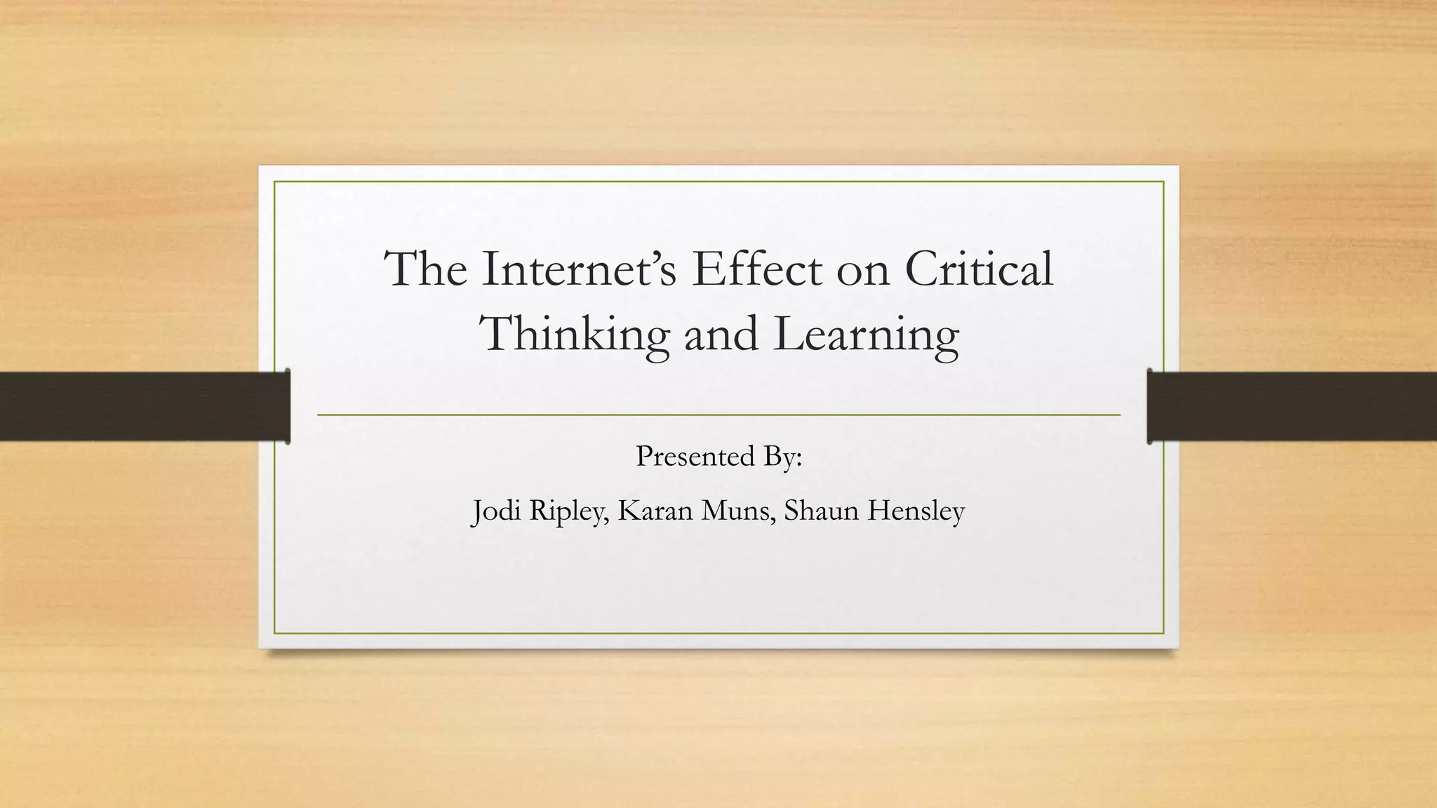 Internet effects | PPTX | Internet for Beginners | Internet