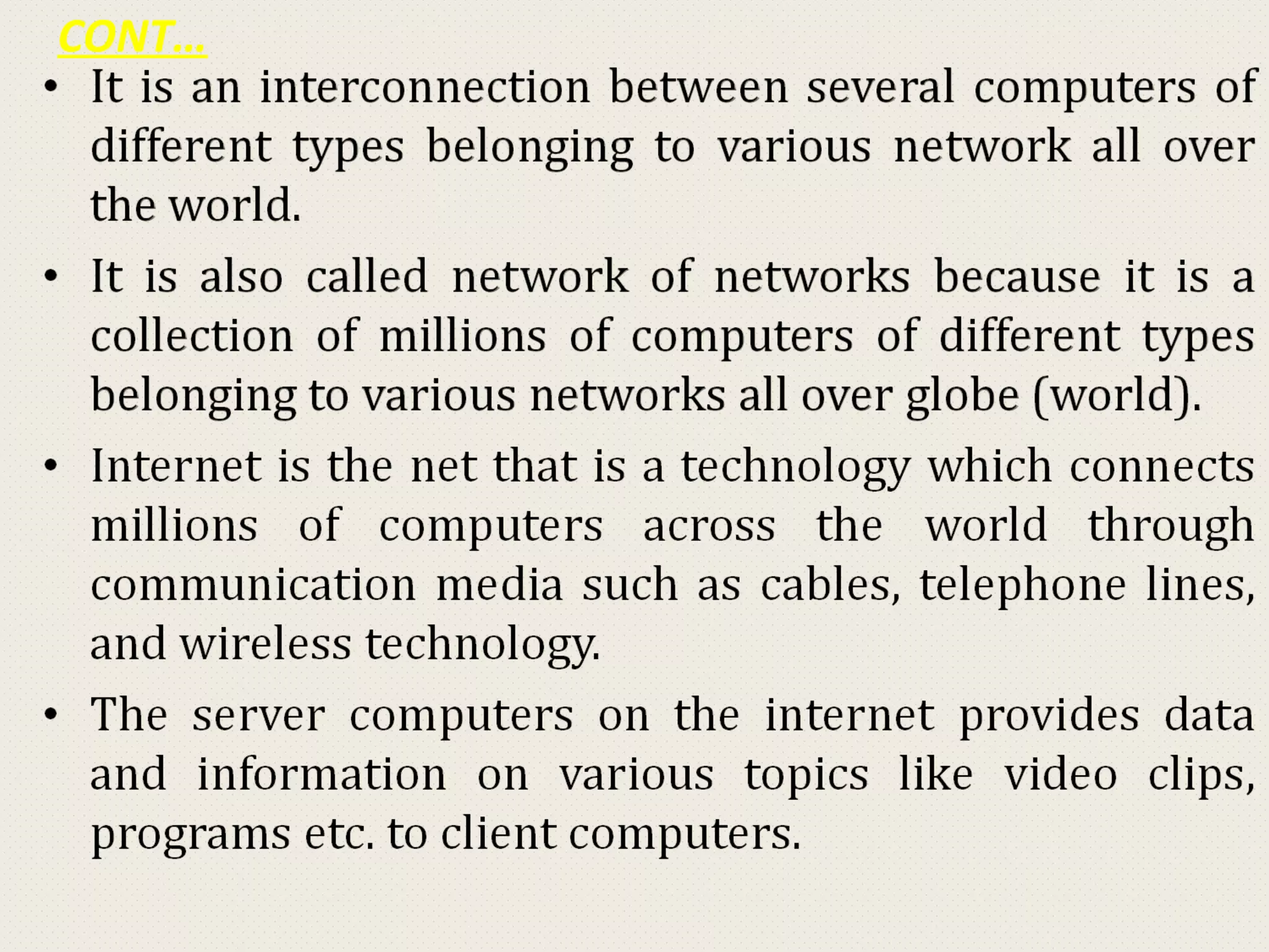 Basic of Internet&email | PPT