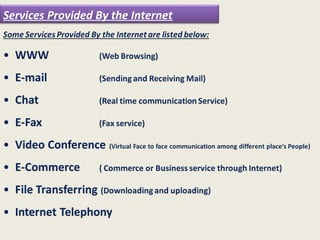 Basic of Internet&email | PPT