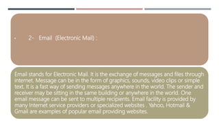 Internet & Email & collaborative Computing & Social Networking by Abeer ...