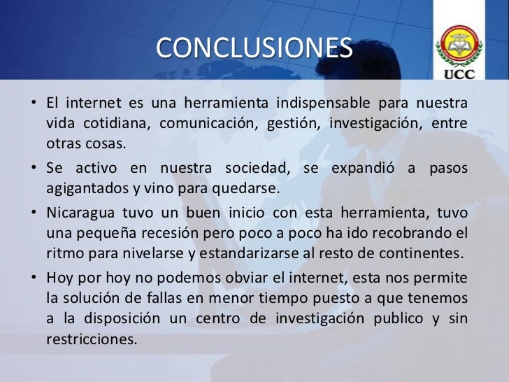impacto social del internet: en conclusión de este tema