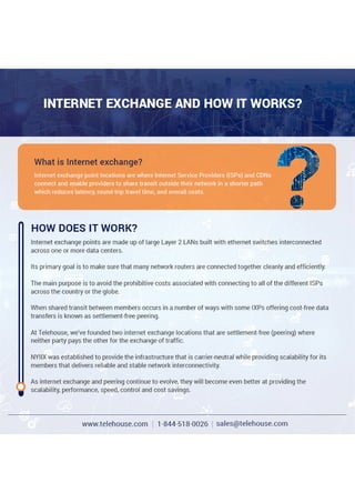 Internet exchange and how it works | PDF