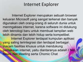 Internet explorer | PPT