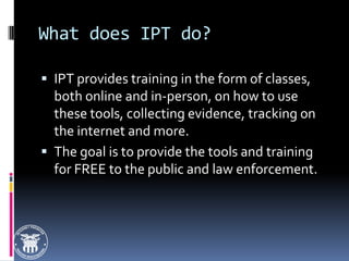 Pedophile Reporter Internet explorer plugin | PPT