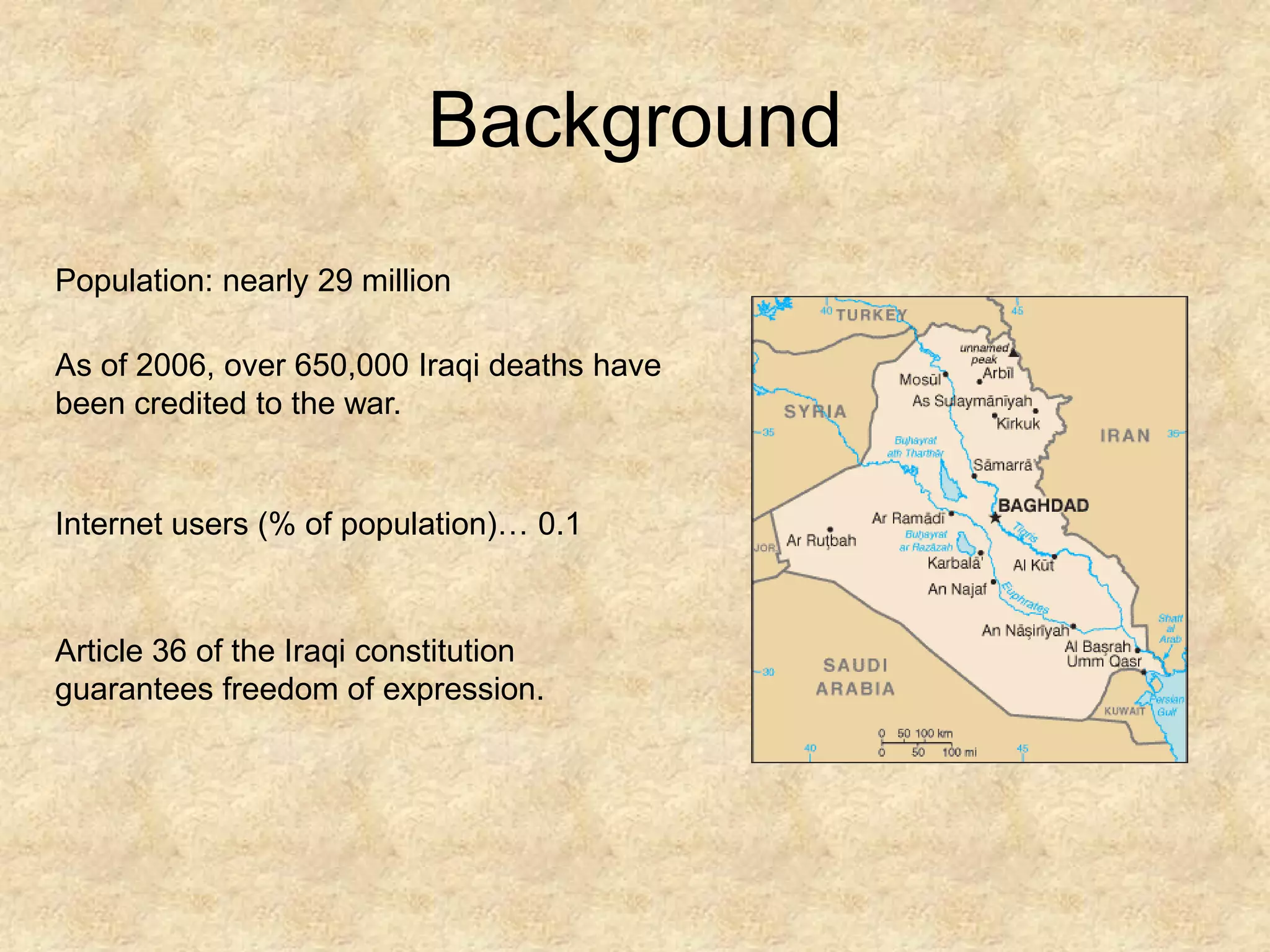 Internet Filtering in Iraq | PPTX
