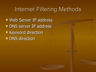 Internet Filtering Pp | PPT