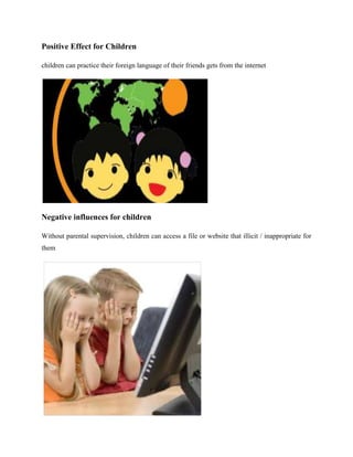 Internet for children | PDF