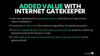 Internet gatekeeper | PPT
