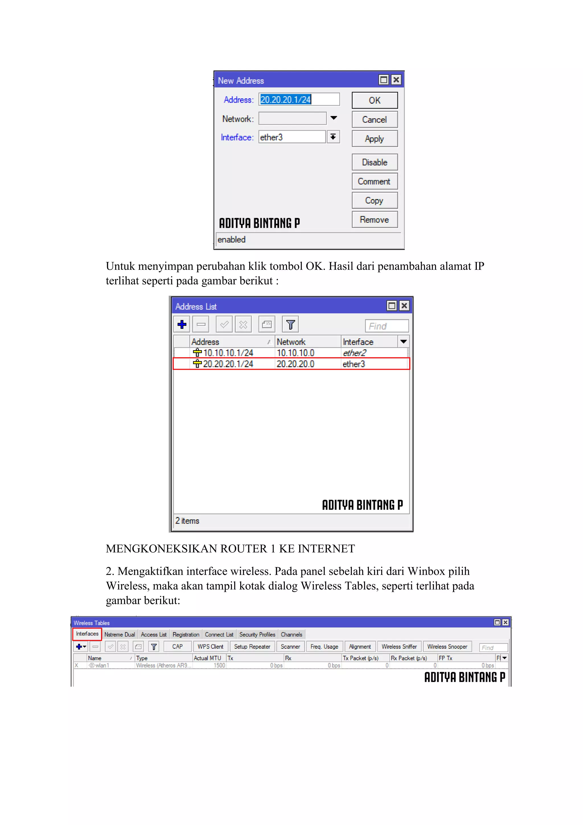 Membuat Internet Gateway dengan MikroTik | PDF