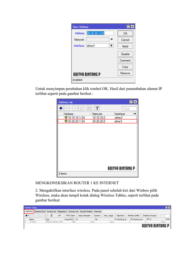 Membuat Internet Gateway dengan MikroTik | PDF