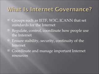 Internetgovernance | PPT