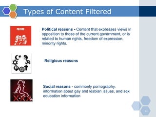 Internet governance and the filtering problems | PPTX | Internet Safety ...