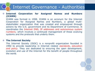 Internet governance and the filtering problems | PPTX | Internet Safety ...