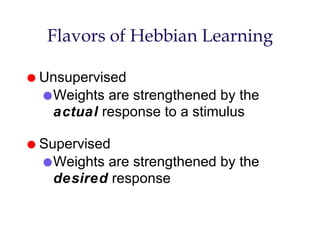 Hebbian Learning | PPT