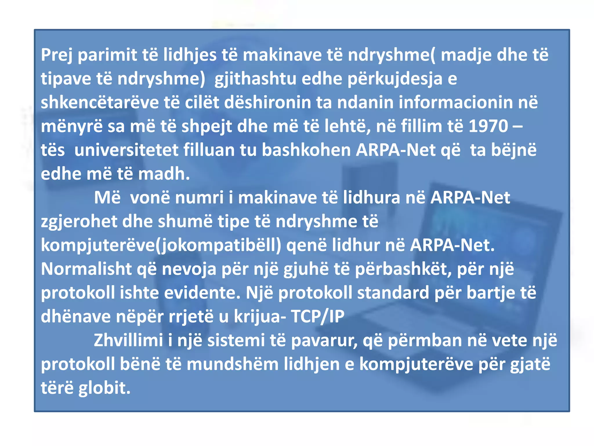 Historiku i internetit | PPTX
