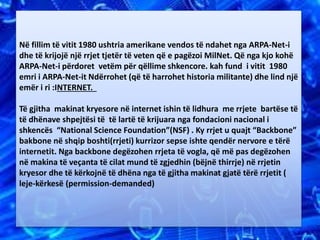 Historiku i internetit | PPTX