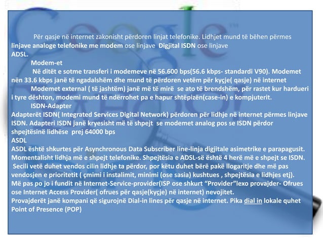 Historiku i internetit | PPTX