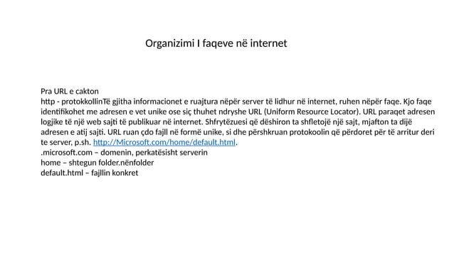 INTERNETI.pptx sherbimet e internetit int | PPT