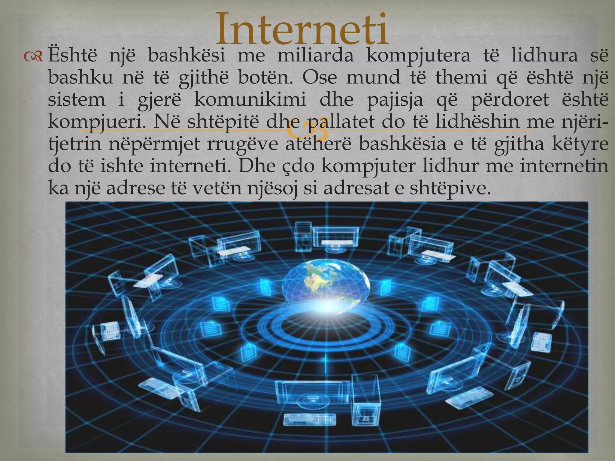 Interneti dhe Web | PPTX
