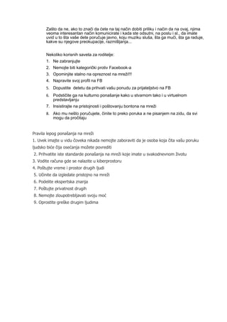 Internet i drustvene mreze | PDF