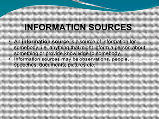 Internet information sources | PPT