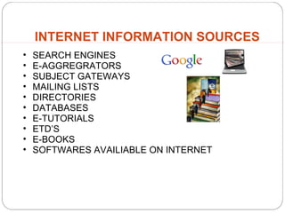 Internet information sources | PPT