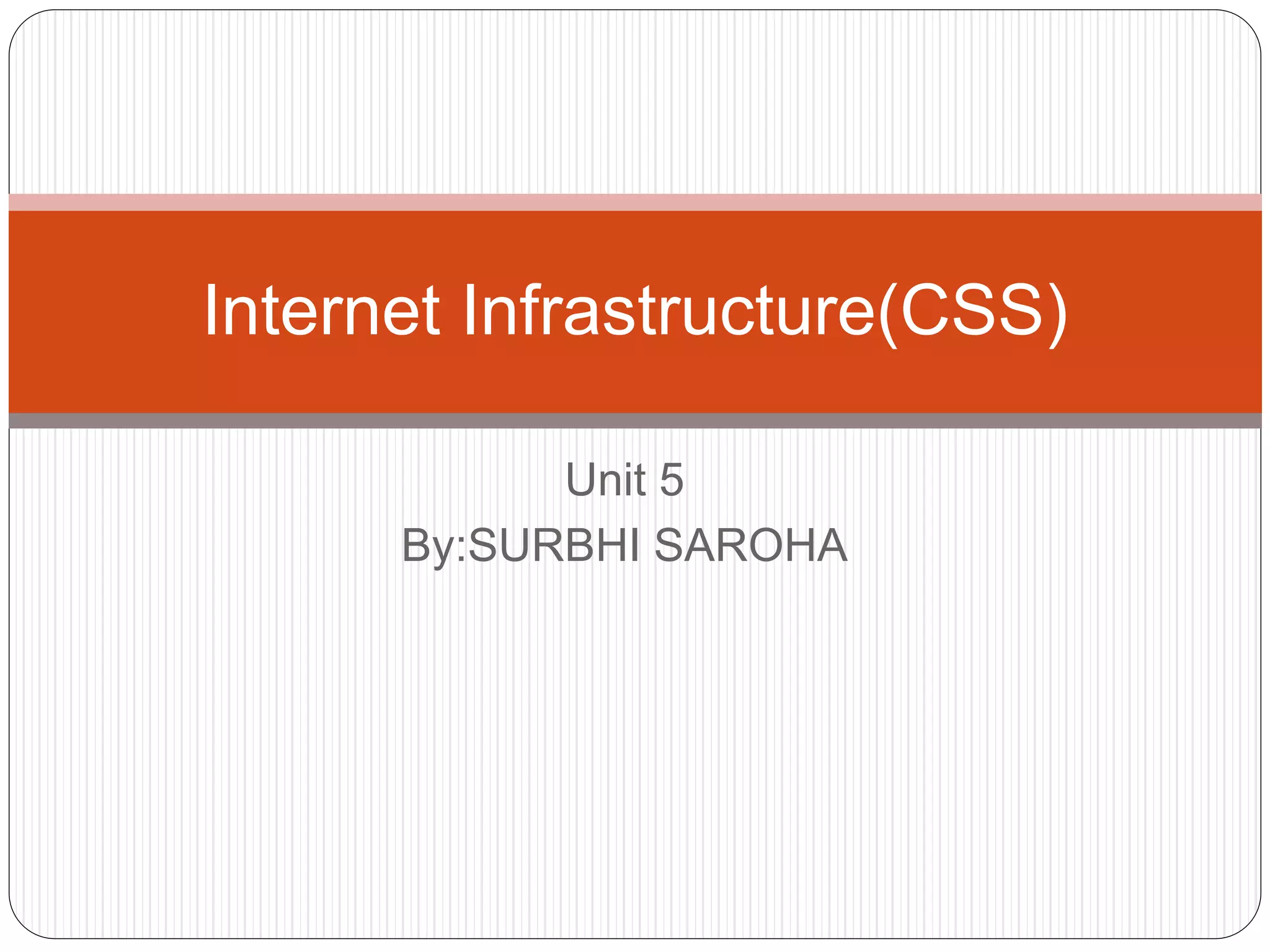 Internet infrastructure UNIT 5 | PPTX | Internet Safety | Parenting