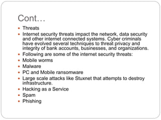 Internet infrastructure UNIT 5 | PPT