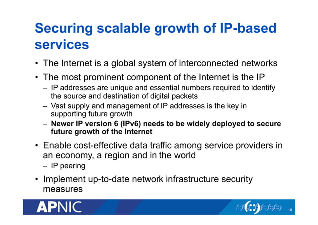 Internet infrastruture development in the asia pacific | PPT