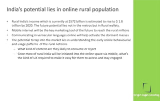 Internet in rural india | PPTX