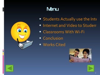 Internet In The Classroom | PPT