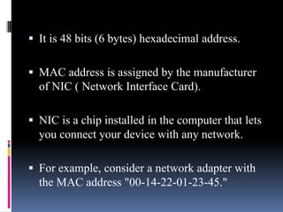 Internet, Intranet & Extranet & IP and MAC | PPT