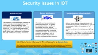 Internet & iot security | PPTX