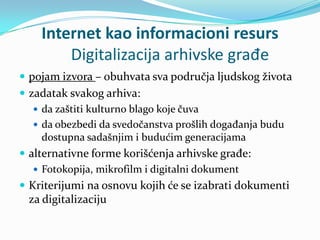 Internet i istoriografija | PPT
