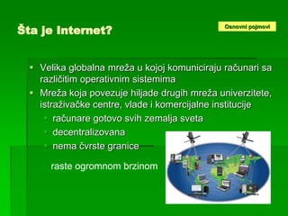 Internet i web | PPTX