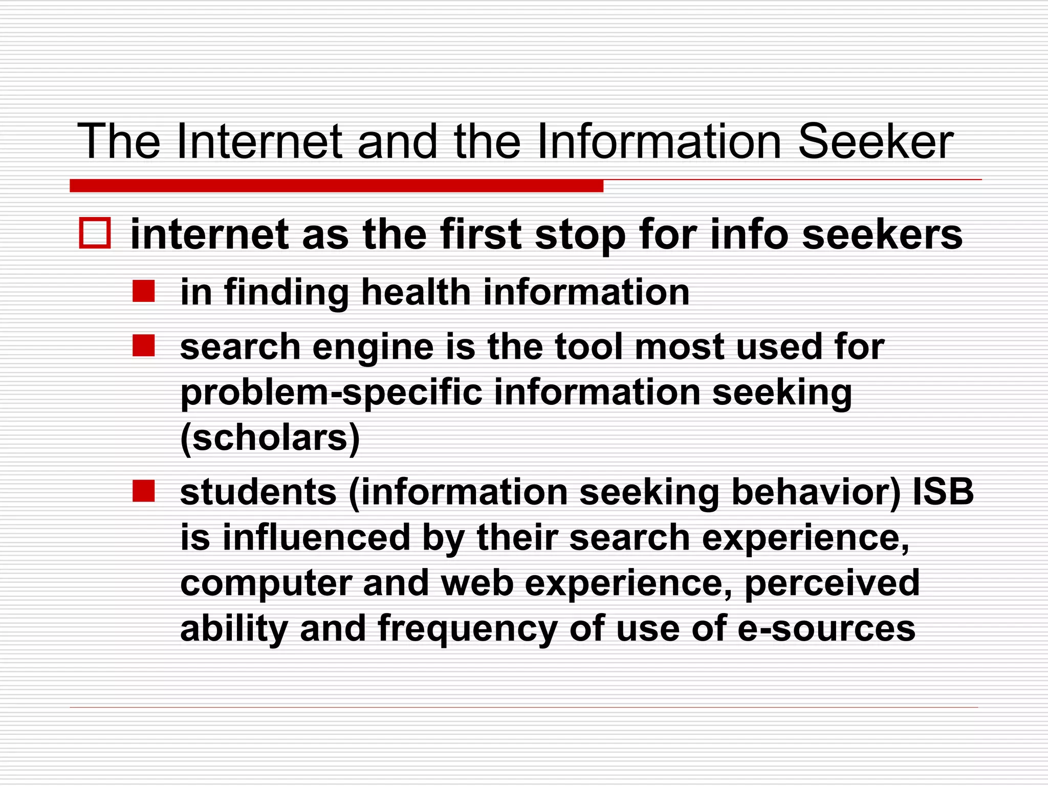 Internet, libraries and librarianship | PPTX