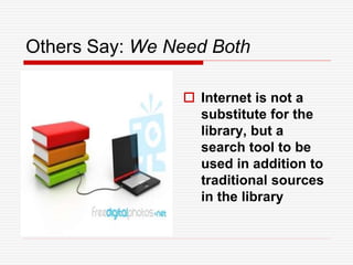 Internet, libraries and librarianship | PPTX