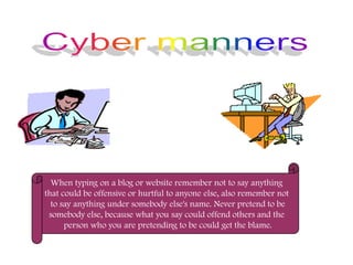 Internet Manners | PPSX | Internet Safety | Parenting