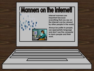Internet Manners | PPSX | Internet Safety | Parenting