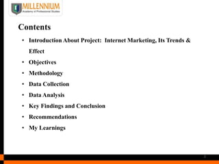 Internet marketing its trends and effect | PPT