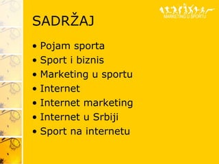 Internet Marketing U Sportu | PPT
