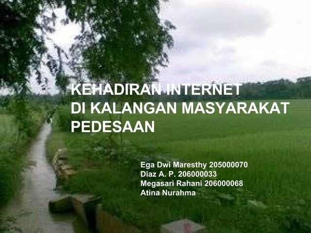 Internet Masuk Desa | PPT