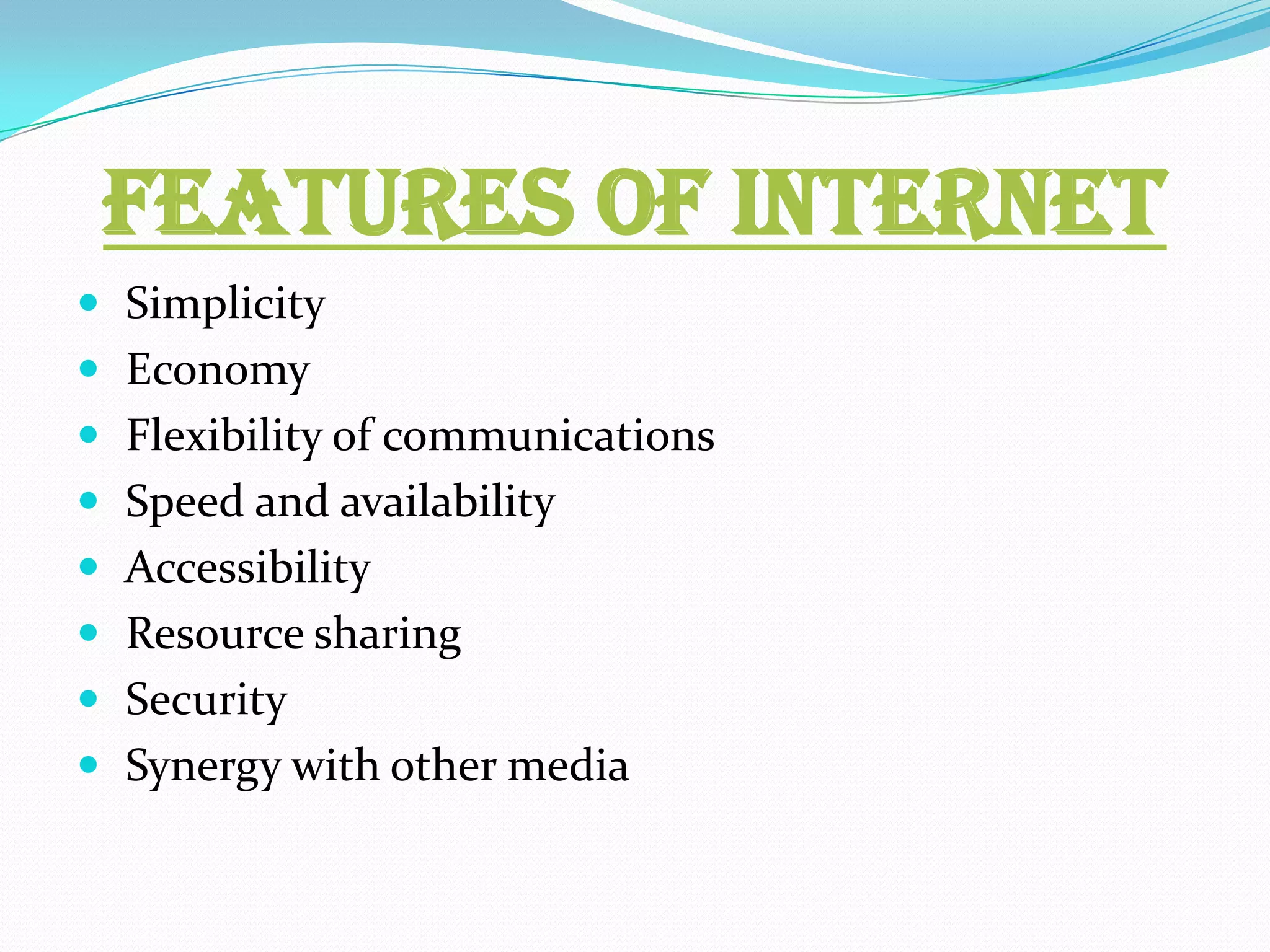 Internet ,merits demerits, features | PPSX