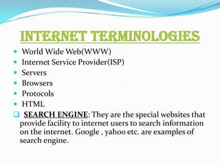 Internet ,merits demerits, features | PPT