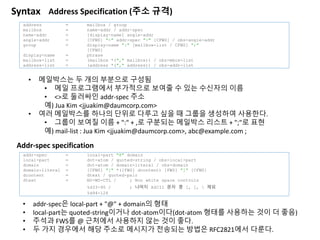 Internet Message Protocol (rfc822, rfc 2822) | PPTX
