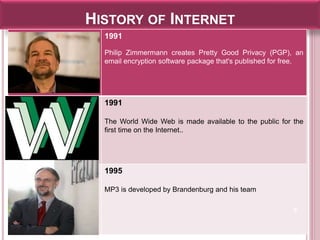 Internet milestones | PPTX