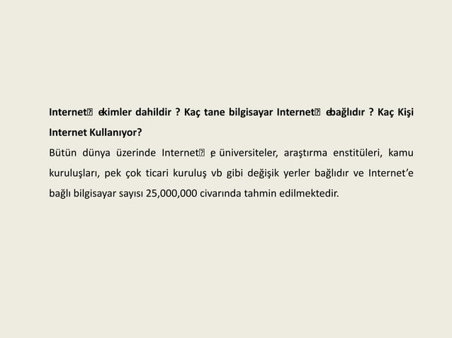 Internet nedir | PPT