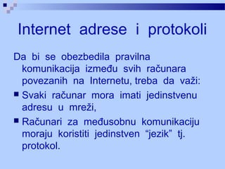 Internet Nemanja | PPT