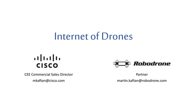 120": Internet of Drones | PPT